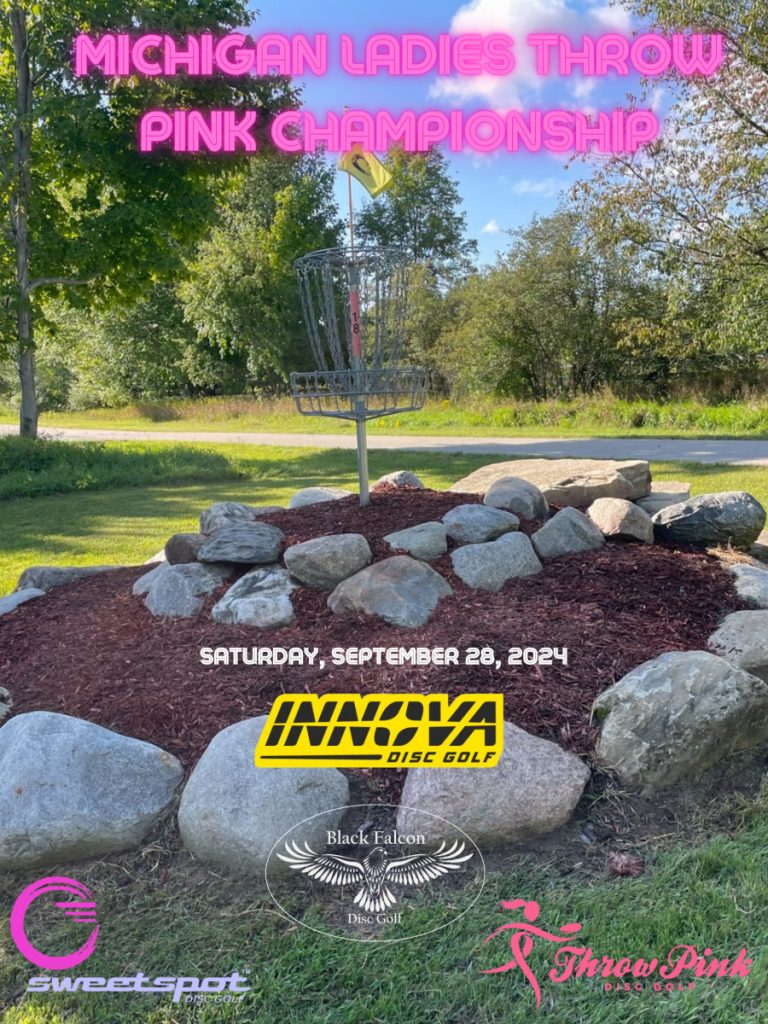 Michigan Ladies Throw Pink Championship Drive by Innova - Throw Pink